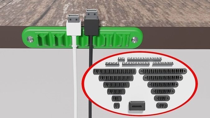 CABLE ORGANIZER 3D model 3D printable | CGTrader