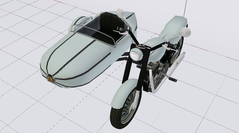 3D model Hagrids Motorcycle VR / AR / low-poly | CGTrader