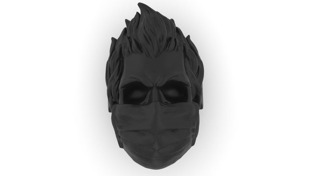 ring mask skull 3D model 3D printable | CGTrader