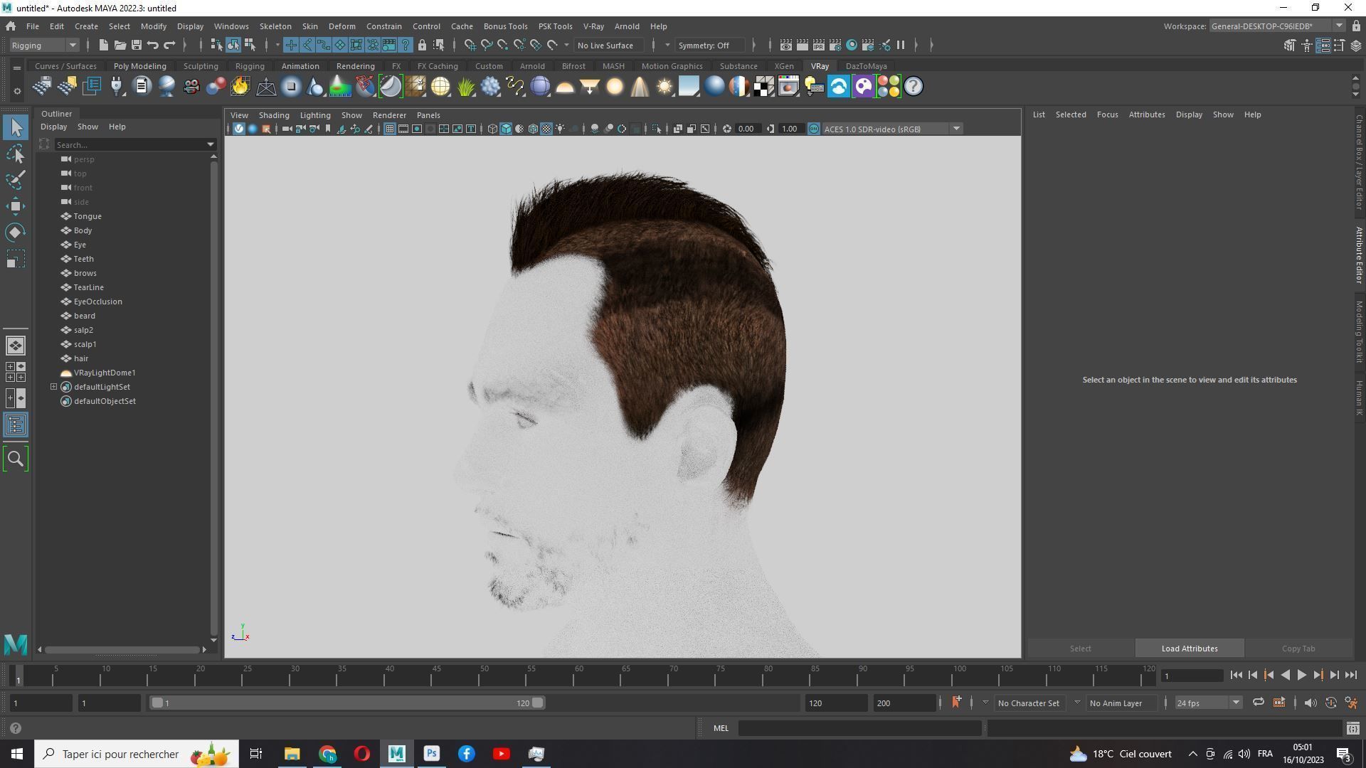 3D model Realistic Fade Hair For Solder VR / AR / low-poly | CGTrader