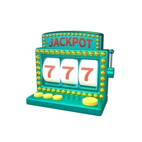 3D model Cartoon Slot Machine v1 005 VR / AR / low-poly | CGTrader
