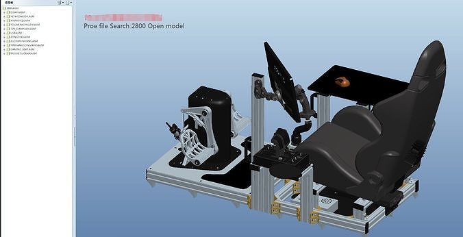 Flight simulator 3D model | CGTrader