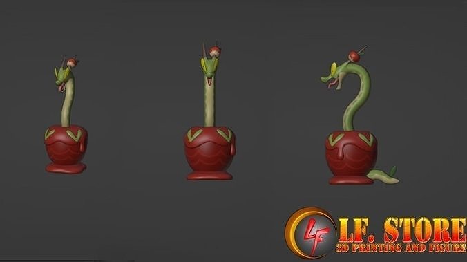 Pokemon Hydrapple 3D model | CGTrader