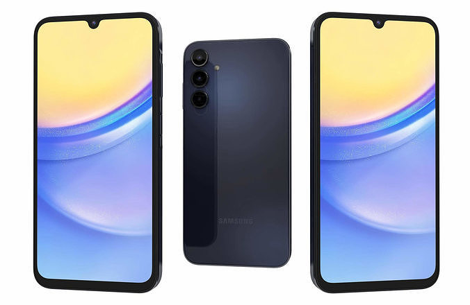 Samsung Galaxy A15 5G Brave Black 3D model | CGTrader