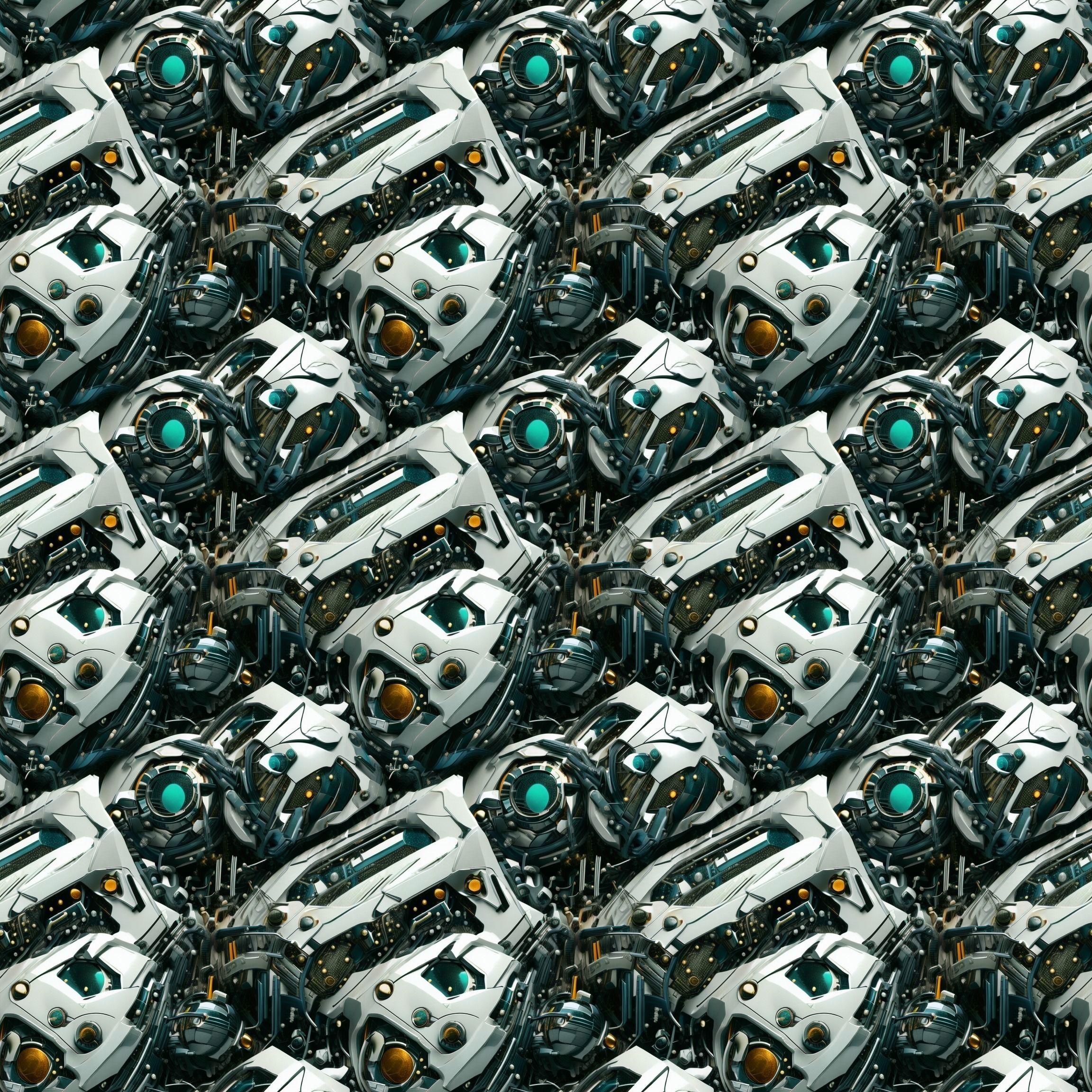 20 Seamless Sci-fi Patterns - Bulky Curved Texture Texture | CGTrader