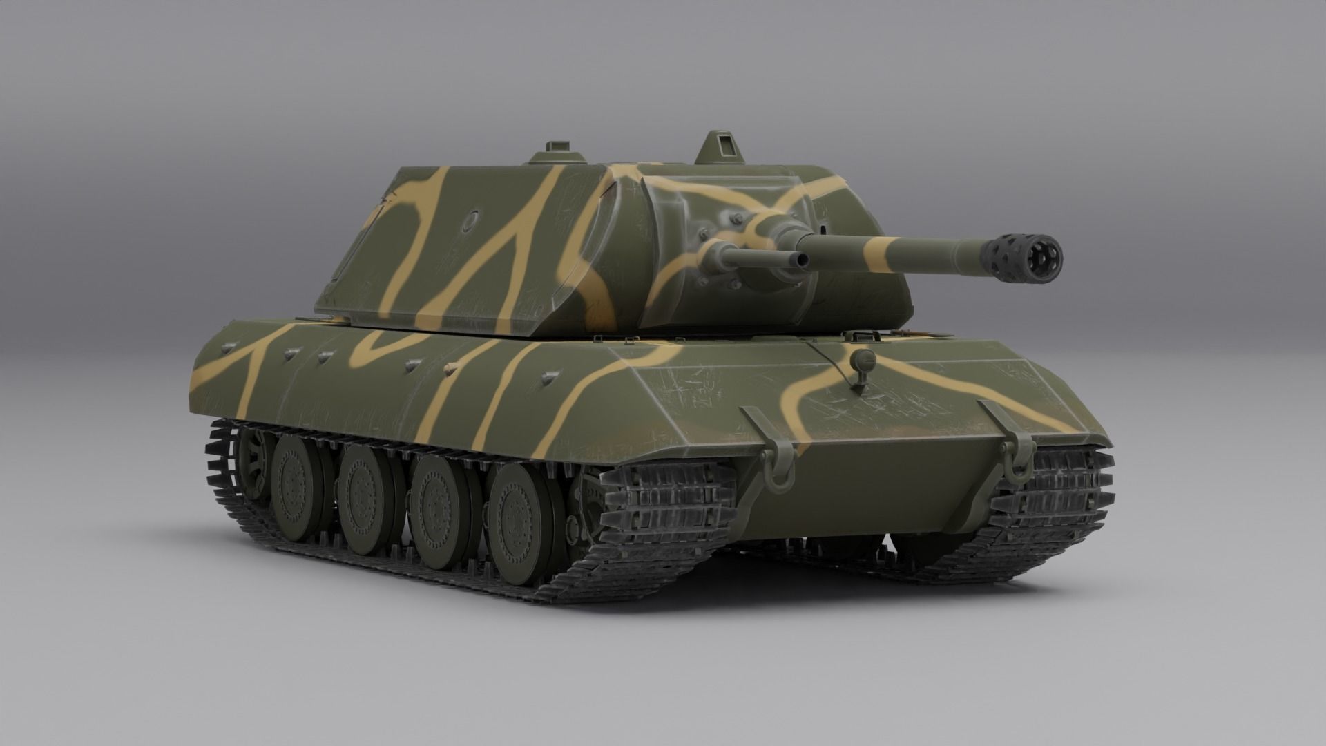 Panzerkampfwagen E-100 3D model | CGTrader