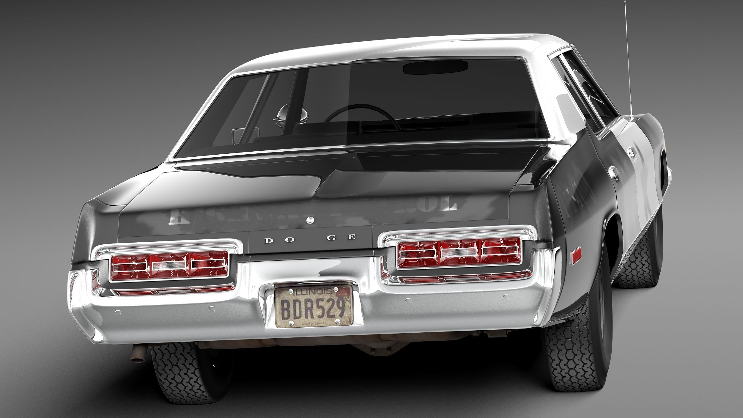 Dodge Monaco 1974 Bluesmobile 3D model | CGTrader