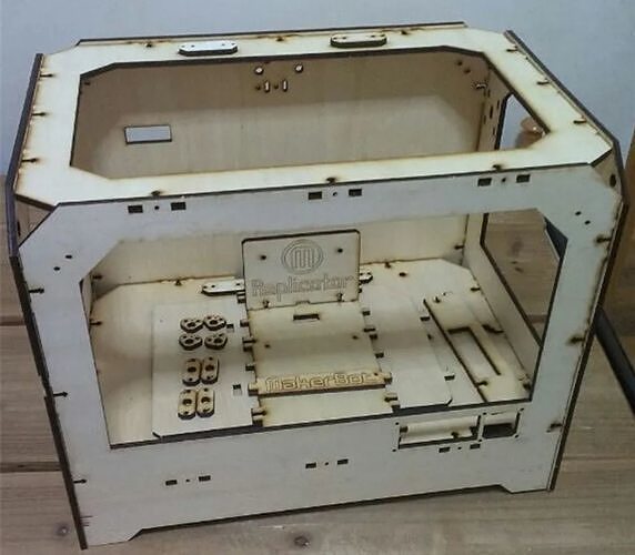 Estrutura Makerbot Replicator Structure 3D model 3D printable | CGTrader