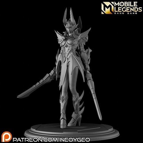 KARINA DOOM DUELIST - MOBILE LEGENDS 3D model 3D printable | CGTrader
