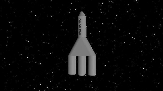 Hail Mary Space Ships free 3D model | CGTrader