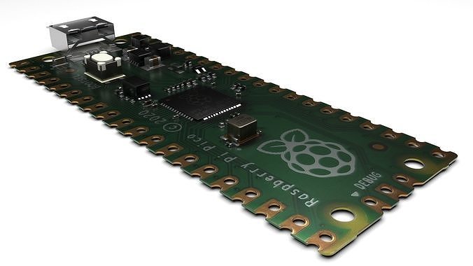 Raspberry Pi Pico W 3D model | CGTrader
