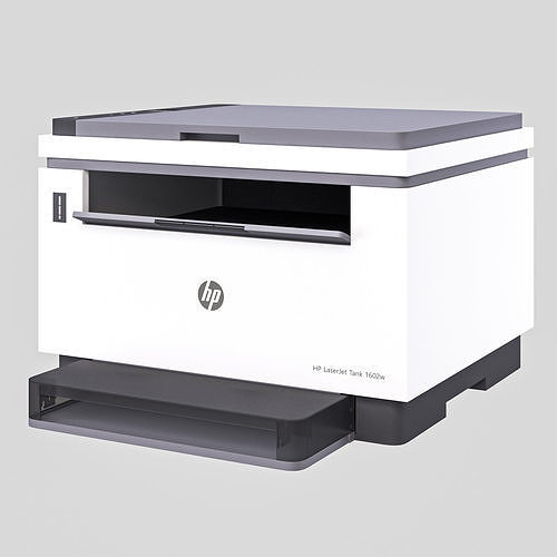 HP LaserJet Tank 1602w Printer 3D model | CGTrader