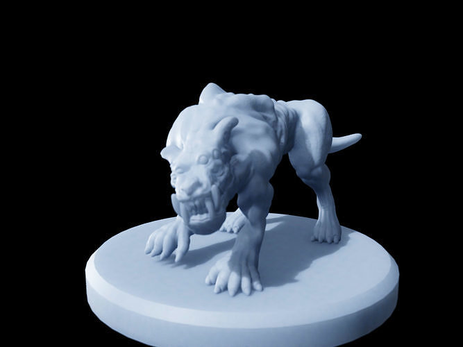 Mutant Dog Miniature 3D model 3D printable | CGTrader