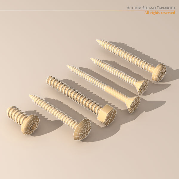 Screws 3D model | CGTrader