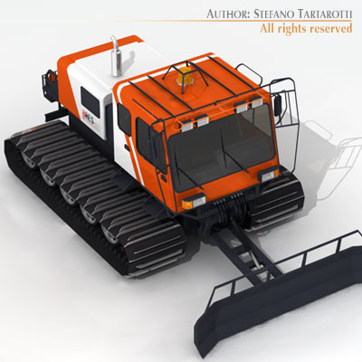 Snowcat 2 3D model | CGTrader