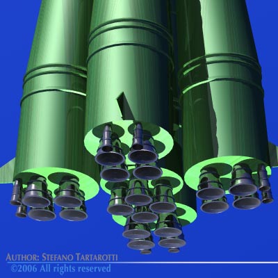 Sputnik rocket R-7 Semyorka 3D model | CGTrader