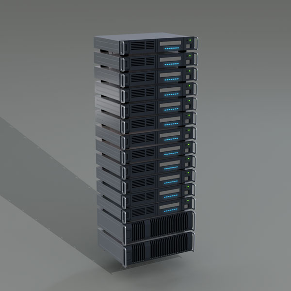 Server rack 3D model | CGTrader