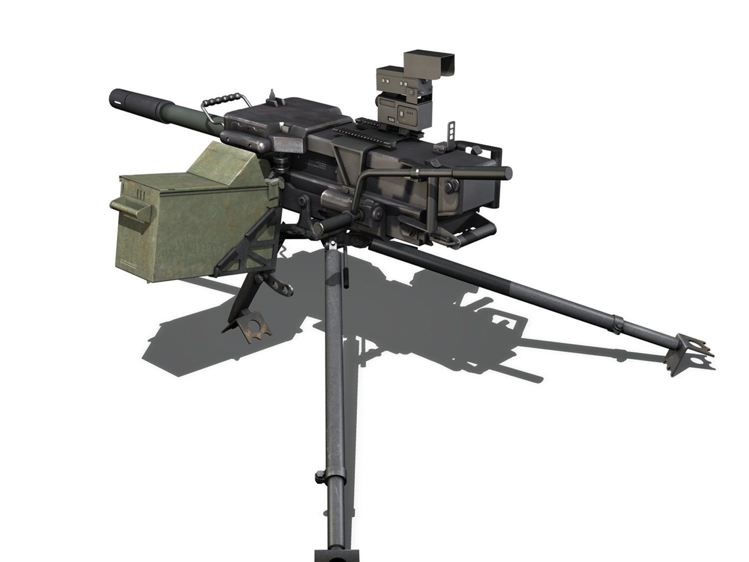 40mm GMG - Grenade Machine Gun 3D model | CGTrader