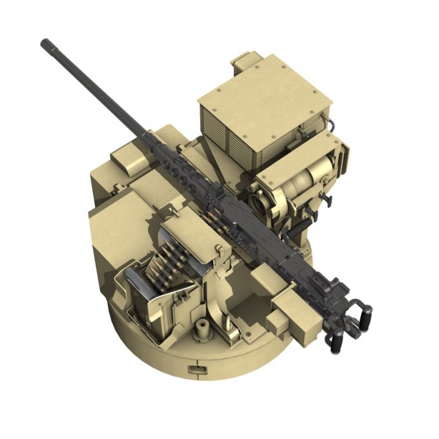 Remote weapon station RWS - Browning M2 3D model | CGTrader