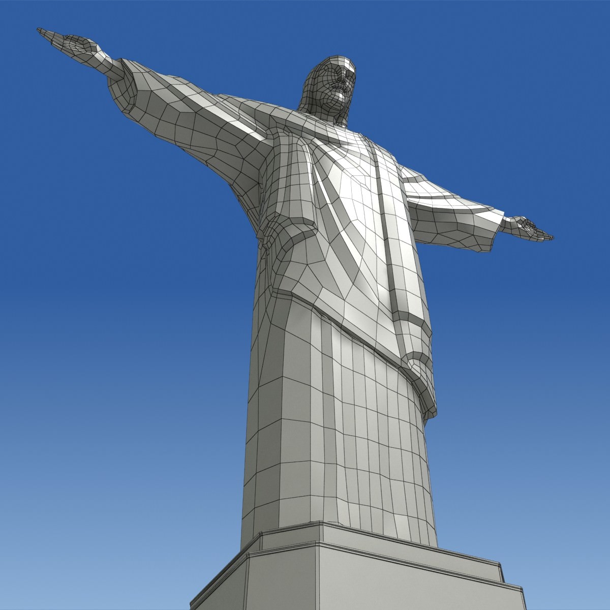 3D model Christ Redeemer statue VR / AR / low-poly | CGTrader