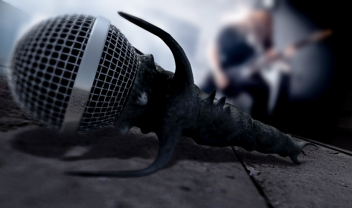 Heavy Metal Microphone free 3D model 3D printable | CGTrader