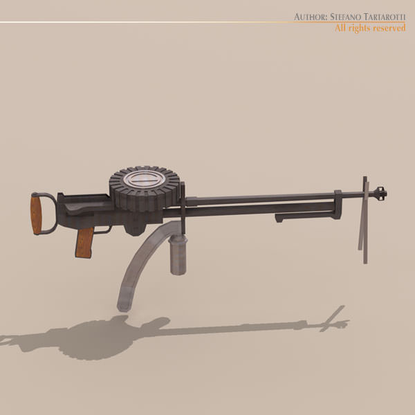 Lewis gun 3D model | CGTrader