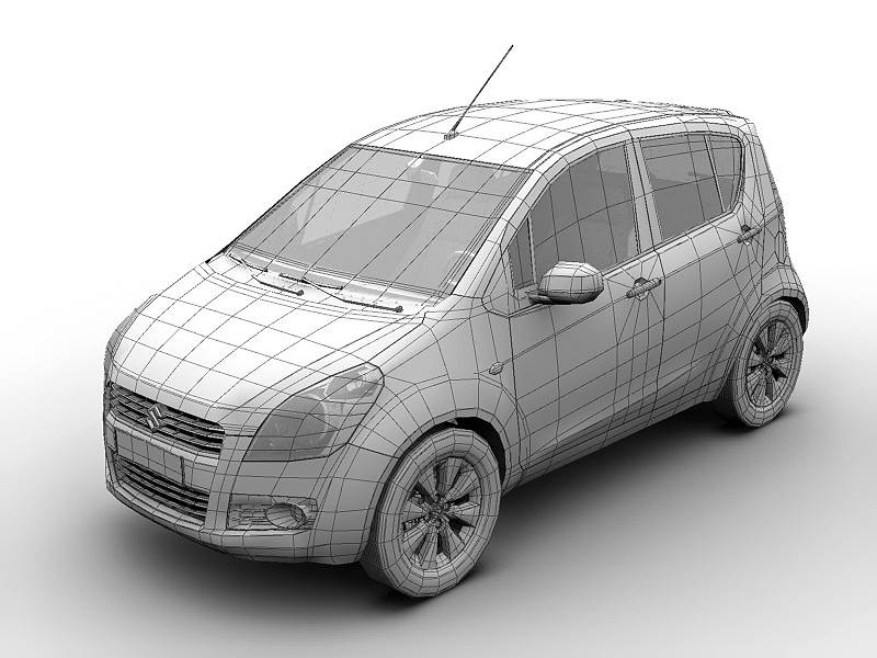 2008 Suzuki Splash 3D model | CGTrader