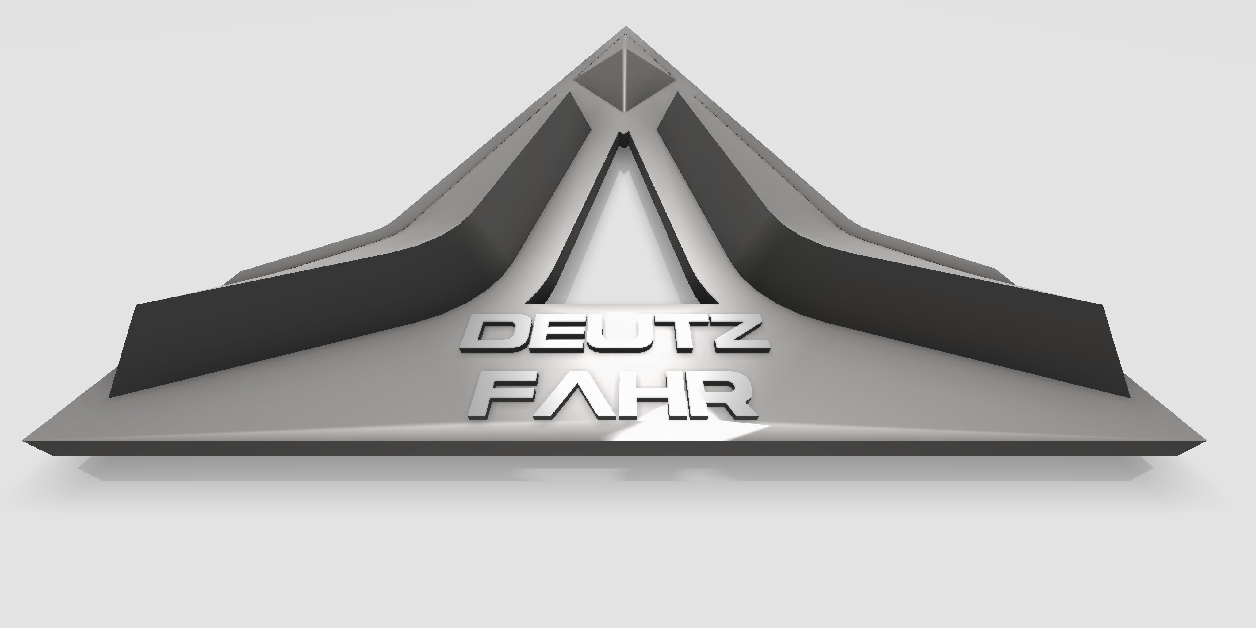 Same-Deutz Fahr-Logo 3D Model 3D printable STL DWG IGE IGS IGES IAM ...