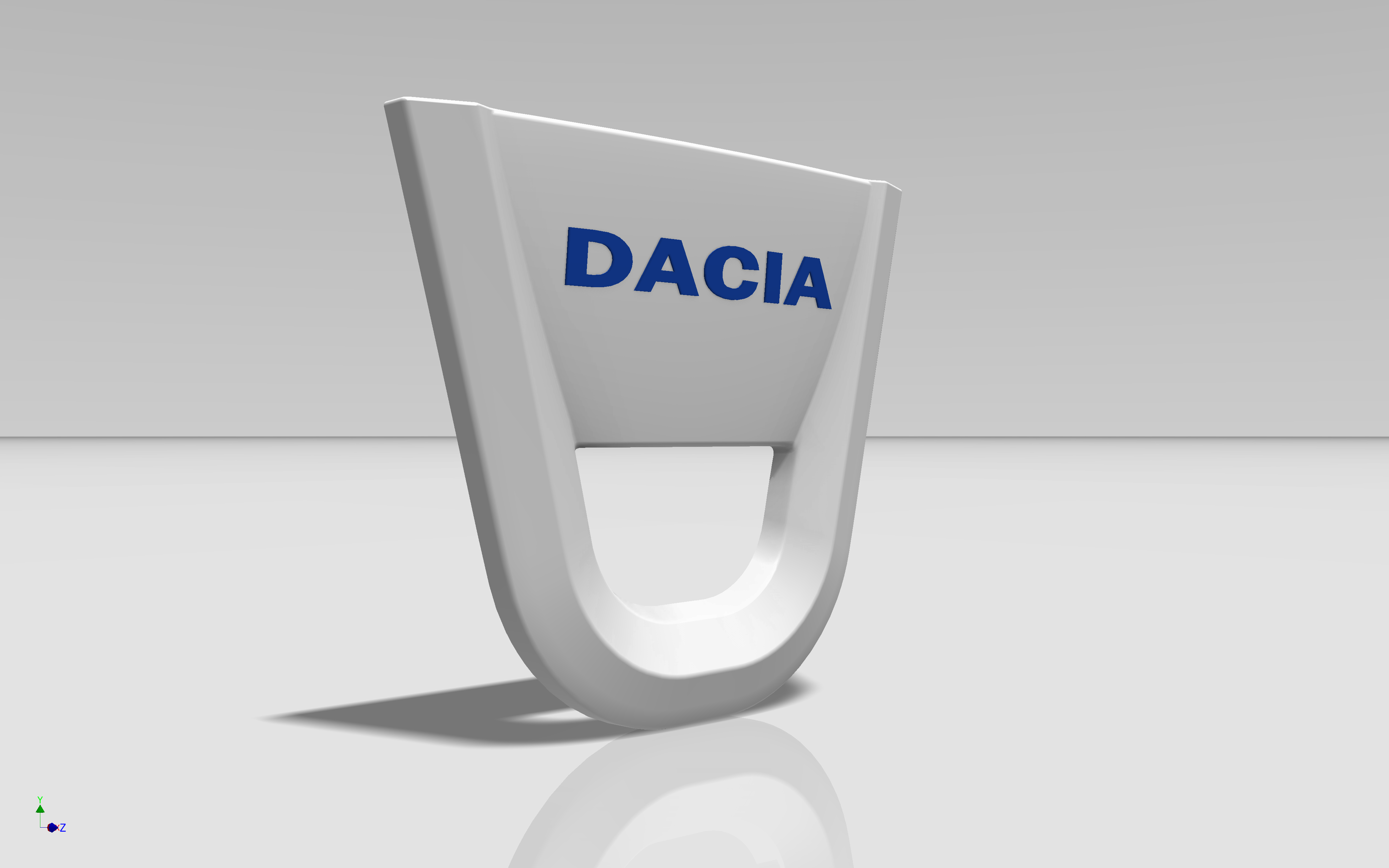 Dacia-Logo 3D Model 3D printable STL DWG IGE IGS IGES | CGTrader.com