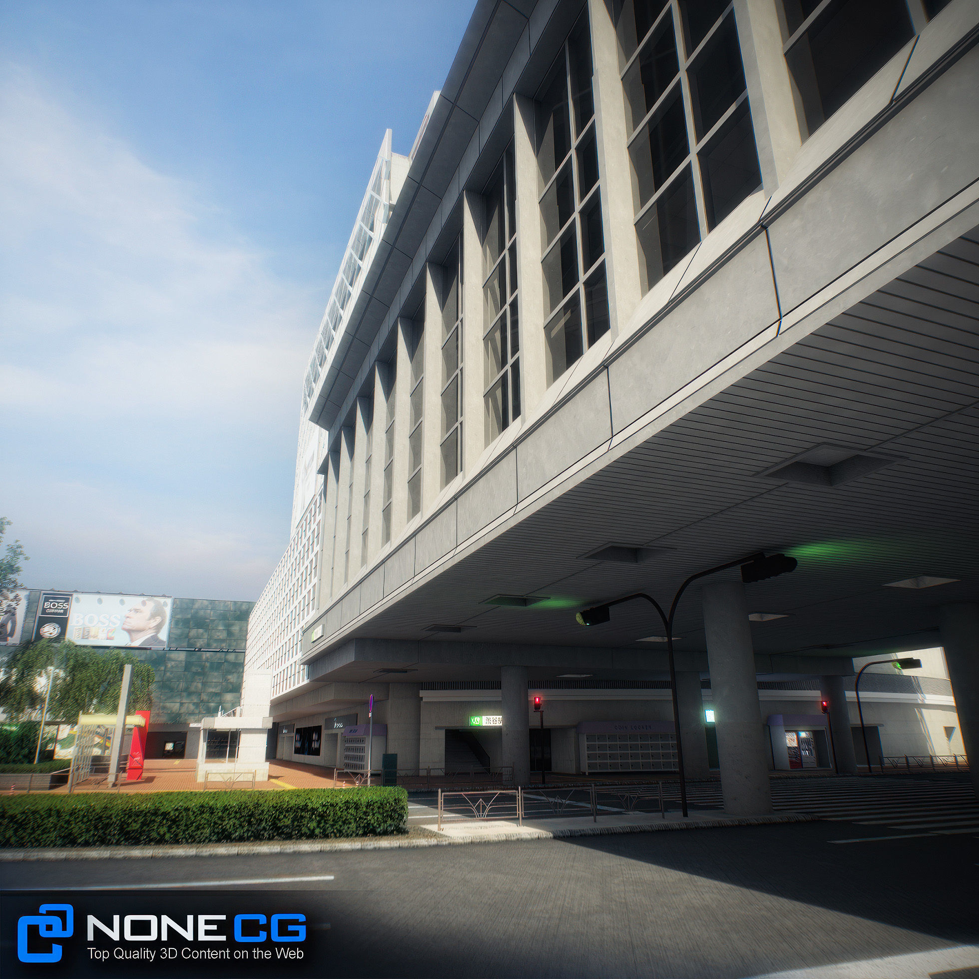 Tokyo Shibuya Block Hachiko 3D model animated | CGTrader