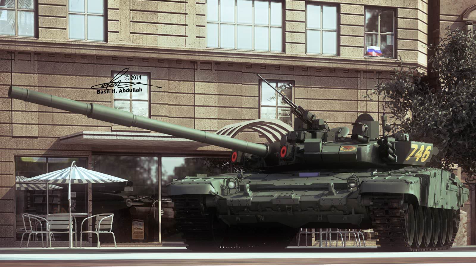 T-90A Russian Main Battle Tank 3D model | CGTrader