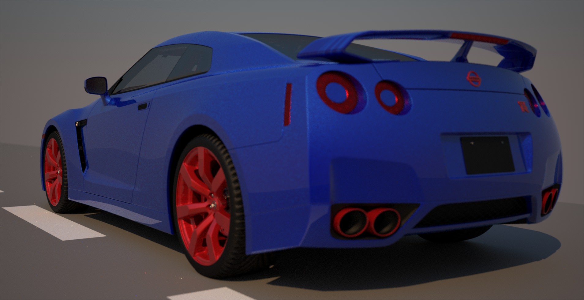 nissan GTR 3D model | CGTrader