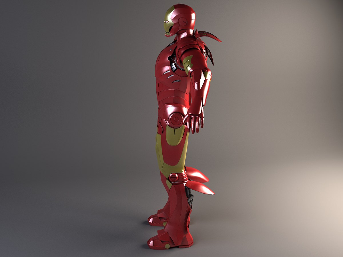 Iron Man Rigged 3D model | CGTrader