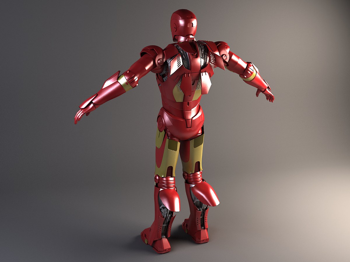 Iron Man Rigged 3D model | CGTrader
