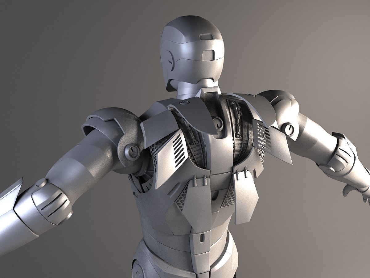 Iron Man Rigged 3D model | CGTrader