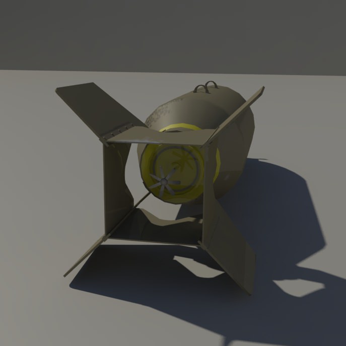 AN-M64 500lb General Purpose Bomb 3D model | CGTrader