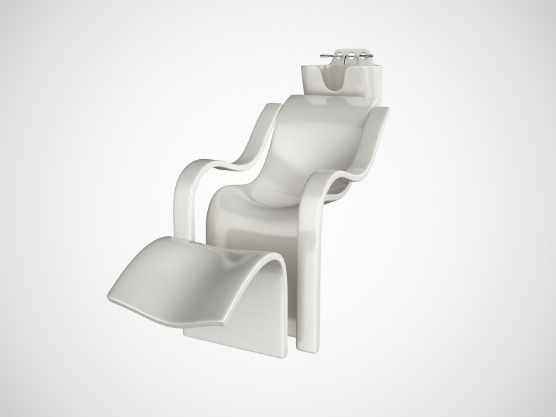Futuristic Hair Wash Station 3D model | CGTrader