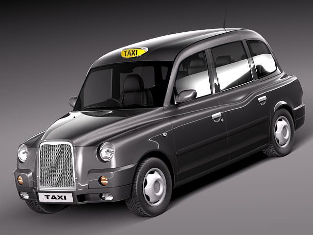 London Taxi TX4 3D Model MAX OBJ 3DS FBX C4D LWO LW LWS | CGTrader.com