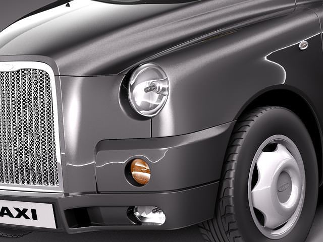 London Taxi TX4 3D Model MAX OBJ 3DS FBX C4D LWO LW LWS | CGTrader.com