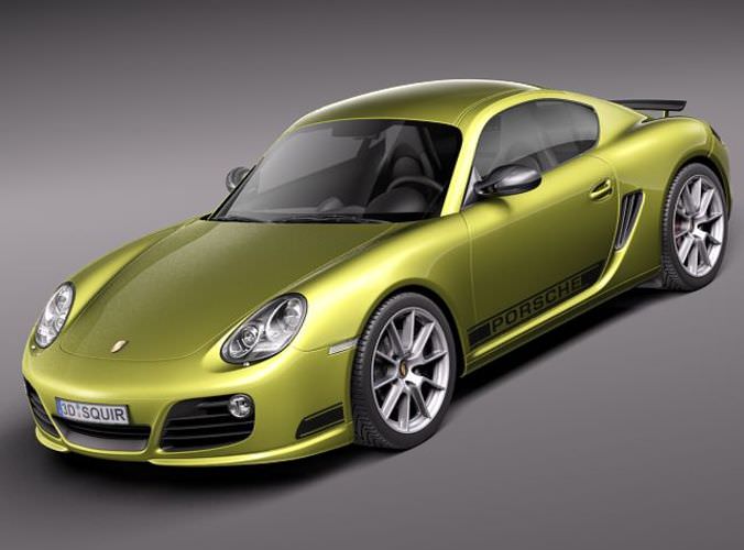 Porsche Cayman R 2011 3D model | CGTrader