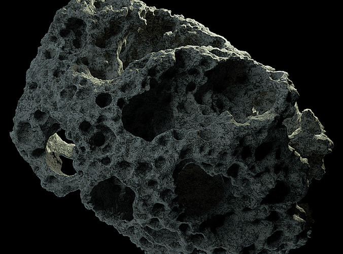 Detailed Asteroid 3D Model MAX | CGTrader.com