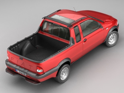 Fiat Strada Adventure Pickup Truck 3D Model 3D model | CGTrader