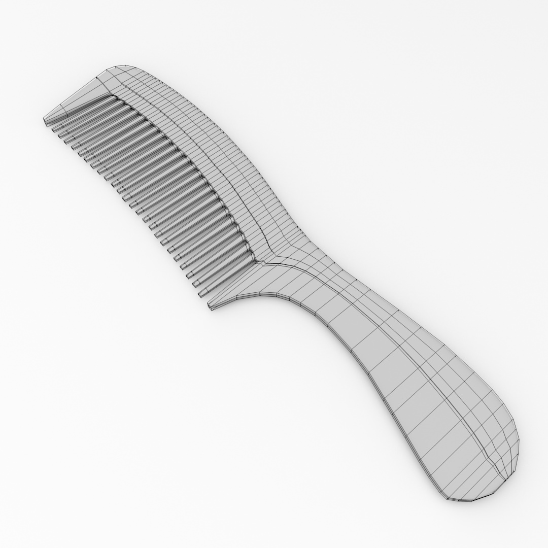 Hair Comb 3D model | CGTrader