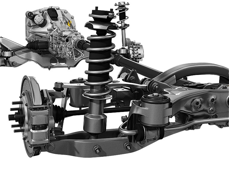 Undercarriage 3D model rigged | CGTrader