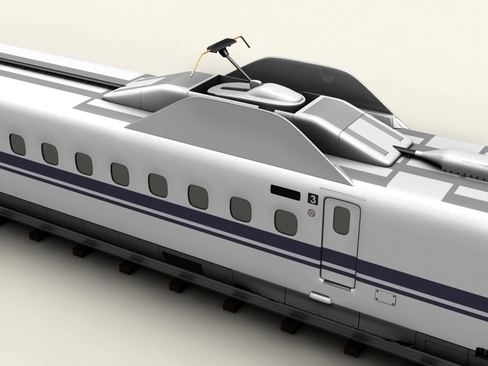 Shinkansen N700 3D Model .max .obj .3ds .c4d .lwo .lw .lws .ma .mb ...