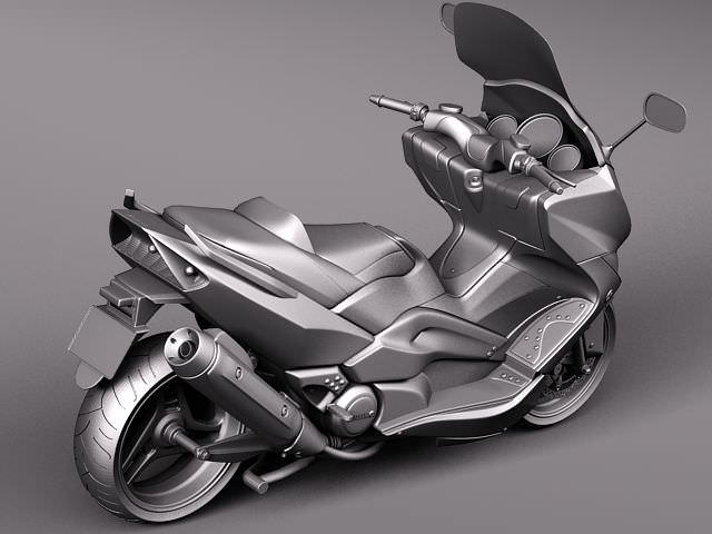 Yamaha T-Max 2008-2012 3D model | CGTrader