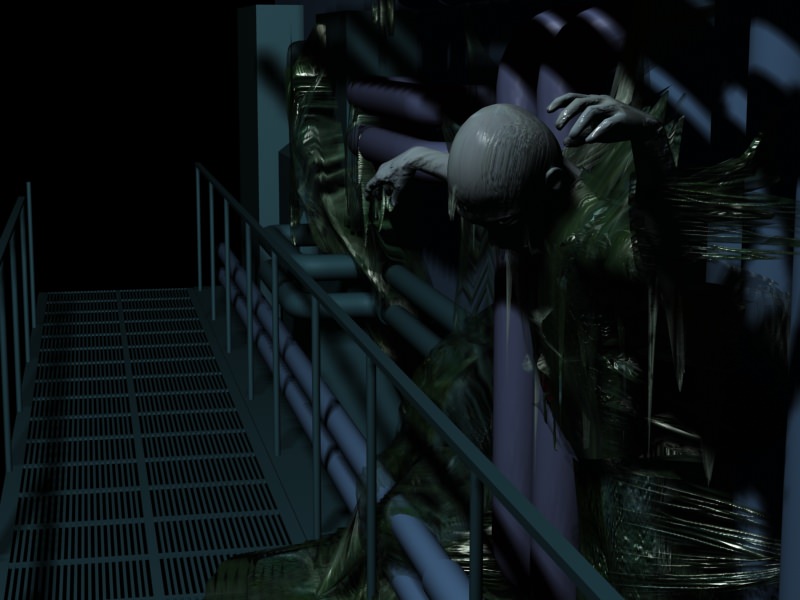 Alien cocoon free 3D model | CGTrader