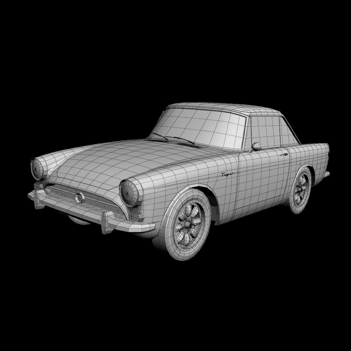 Sunbeam Tiger 3D model | CGTrader