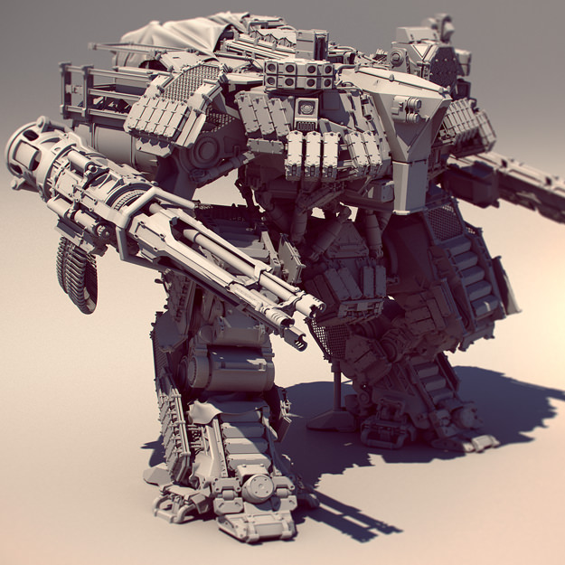 Swashbuckler Mech 3D model | CGTrader