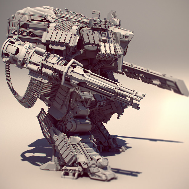 Swashbuckler Mech 3D model | CGTrader